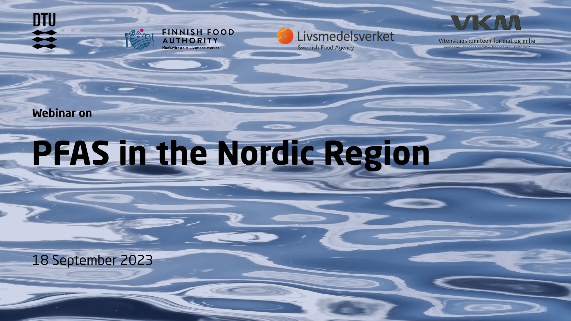 Webinar on PFAS 18 September 2023 – see the final program